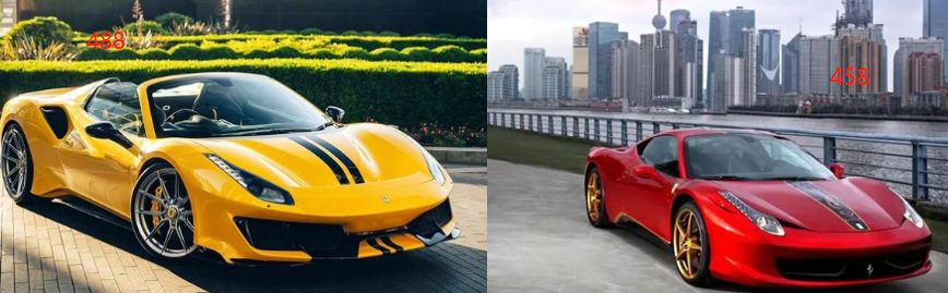 法拉利458和488区别是什么-有驾